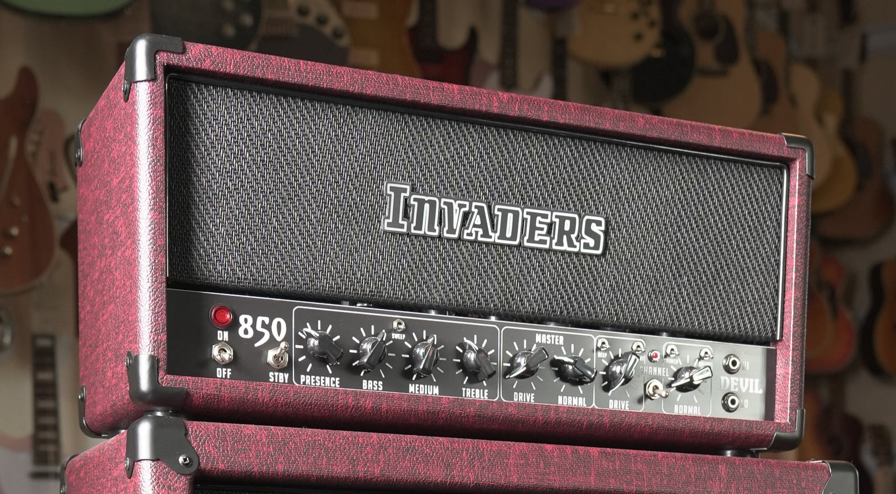 Invaders Amplification 850 Devil Dual Masters 50w Redwine – Malibu Music